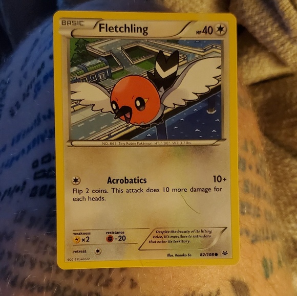 Other | Fletchling 82 Pokemon Card | Poshmark
